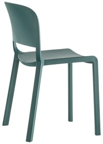 Pedrali Lahvově zelená plastová jídelní židle Dome 260