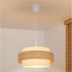 BRILAGI - Lustr na lanku SPACE 1xE27/60W/230V pr. 40 cm béžová/krémová