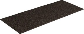 Schodové rohože samolepicí 15 ks 60 x 25 cm tmavě hnědé obdélníkové 326919