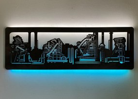 Li-Go "Železárny" světelný RGBW obraz 230V 120x40 cm provedení povrchu: bílá