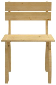 Zahradní židle impregnované borové dřevo - Default Title