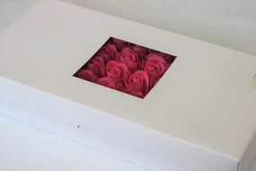 Růžové mýdlové růže 50ks 6cm