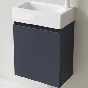 Design LED koupelnová skříňka s umyvadlem DOPORRO PISA 2 vel.45cm WHITE Barva: eiche steirling