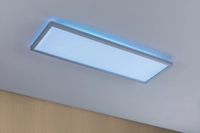 Paulmann 71020 Atria Shine, matně chromové stropní svítidlo s korónou RGBW, 20W LED 4000K, 58x20cm, dálkové ovládání