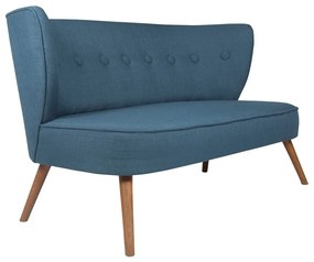 Designová pohovka Verena 141 cm modrá
