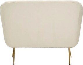 Designová pohovka Jagienka 130 cm krémová