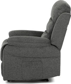 Polohovací křeslo šedé TV-4086 GREY2
