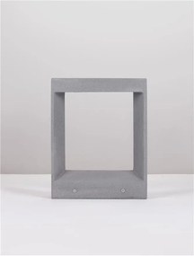 NV 9540217 Venkovní sloupkové svítidlo CAIRO šedý beton skleněný difuzor LED 8W 3000K 120-230V IP65 - NOVA LUCE