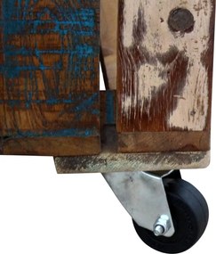vidaXL Konferenční stolek masivní recyklované dřevo 70x70x35 cm [243306]