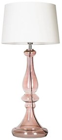 4concepts Luxusní stolní lampa LOUVRE TRANSPARENT COPPER Barva: Černo-měděná