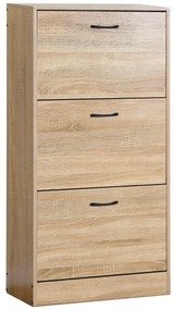 Botník s přihrádkami G1016 OAK, dub, 3 patra