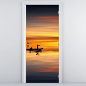Fototapeta na dveře - Plavba na loďce (95x205cm)