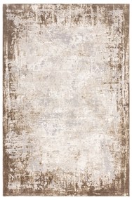 Tribeca Design Kusový koberec Zoom Border Beige Rozměry: 160x230 cm