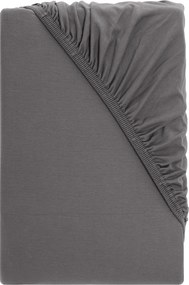 Livarno® Žerzejové napínací prostěradlo, 90–100 x 200 cm (šedá)