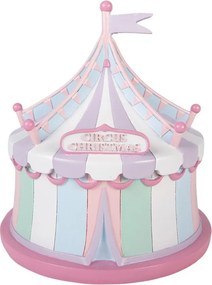 Vánoční dekorace cirkusový stan Pastel Christmas Chic - Ø 21*22 cm
