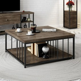 Konferenční stolek Zenn Walnut and Black