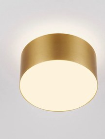 Hliníkové LED stropní svítidlo ve zlaté barvě Ozen – Nova Luce