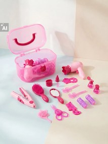 Sinsay - Hračky - Kadeřnický set - růžová