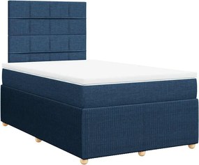 Box spring postel s matrací černá 120x190 cm textil 3294301