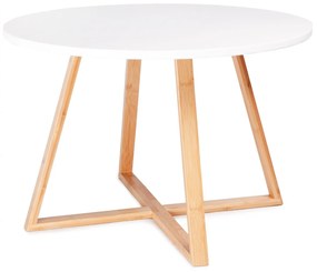 Odkládací stolek Alva 60 cm bílý