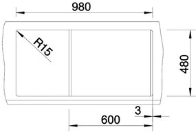 BLANCO METRA XL 6 S, BLA-515136