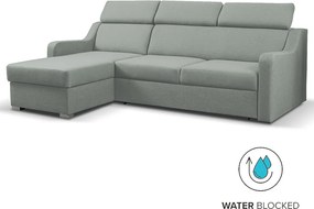 Sedací souprava MIKELI | 232x158 cm | UNI | rozkládací + úložný prostor | AKCE | středně šedá 16