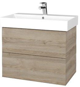 Dřevojas koupelnová skříň VARIANTE SZZ2 70 (umyvadlo Glance) Barevné provedení: M01 Bílá mat