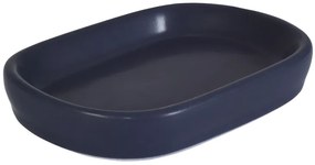 BISK Erga Nero, miska na mýdlo, tmavě modrá, ERG-08359