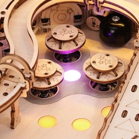 RoboTime 3D dřevěná mechanická skládačka Pinball
