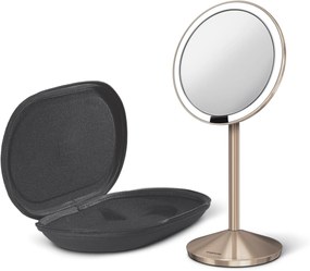 Kosmetické zrcadlo se sensorem Simplehuman mini růžové zlaté
