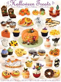 EUROGRAPHICS Puzzle Halloweenské sladkosti / 1000 dílků / 68 × 49 cm