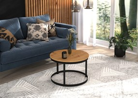 ADRK Furniture Konferenční stolek RINEN CT-RNN-B-A