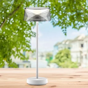 LED Stmívatelná stolní lampa CASABLANCA LED/3,4W/5V USB 3600 mAh IP44 bílá