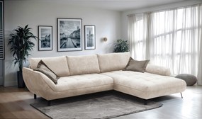 XXXLutz ROHOVÁ SEDAČKA, textil, béžová, světle hnědá MID.YOU - Sedací soupravy - 000694007806