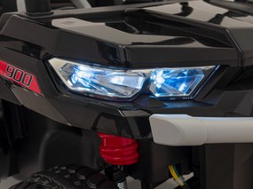 Ramiz Dětské auto Pick-Up Speed 900 černé + pohon 4x4 + pohyblivá korba