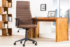 Kancelářská židle Ziola, hnědá vintage