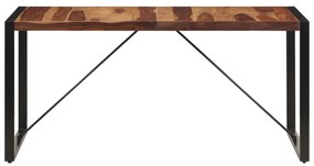Jídelní stůl 160 x 80 x 75 cm masivní sheeshamové dřevo - Default Title