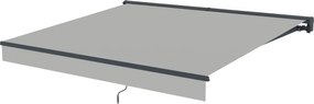 Elektrická markýza BestBerg BBSU-E295LG / 295 x 250 cm / světle šedá