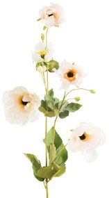 Umělá dekorační květina, bílá 1 ks