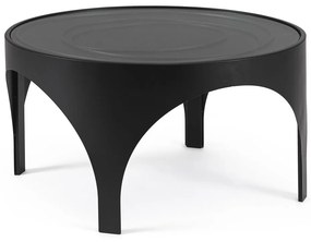 BIZZOTTO Konferenční stolek ARCHIE ø70 cm černý