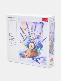 Sinsay - Puzzle s motivem kytice květin Trefl 200 pack - levandulová