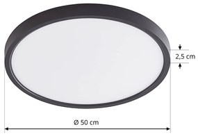 Lindby Pravin LED stropní světlo Ø 50cm opál 3000K