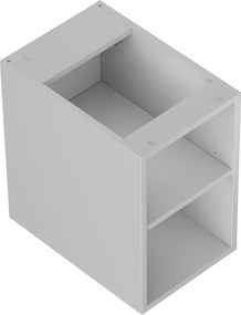 Mexen Box-A, otevřená skříňka s policí 30 cm, šedá matná, 91AX2-0300-470-0-62