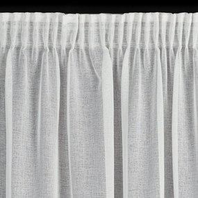 ZÁCLONA NA PÁSCE MELIA 140X270 CM BÍLÁ