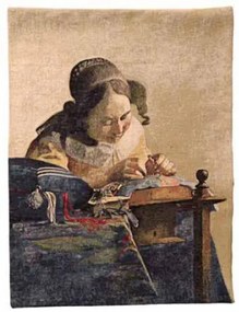 Gobelín  - La Dentellière by Vermeer