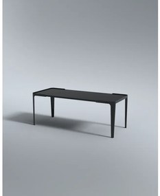 Space coffee table, Black glass