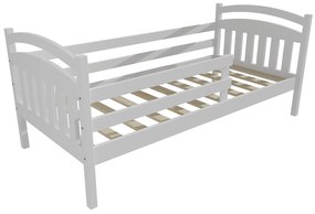 Vomaks Dětská postel DP 015 se zábranou Rozměr: 70 x 160 cm, Barva: barva bílá