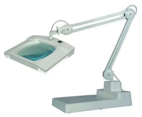 HADEX | LED Stolní lampa s lupou LED/12W/12/230V | HD0439