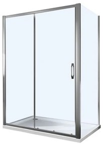 Hüppe Next Sprchové dveře 2-dílné 100 cm, chrom lesk 140401.069.322