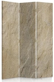 Ozdobný paraván, Pískovec - 110x170 cm, třídílný, klasický paraván